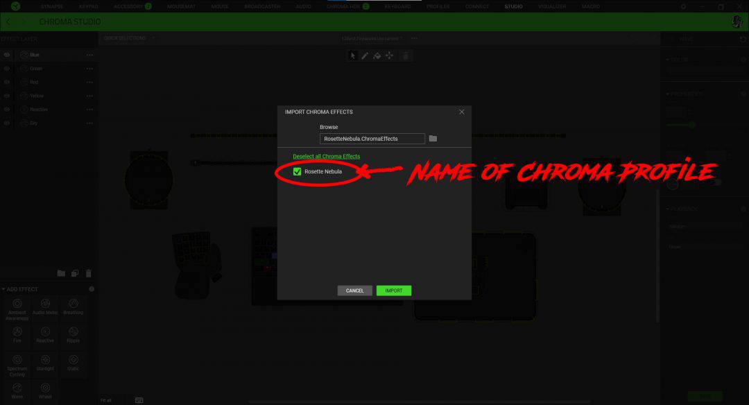 How to Import Razer Chroma Profiles – UnrealHero