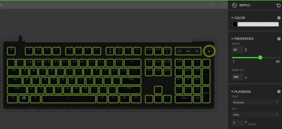Electricity Razer Chroma Profile – UnrealHero